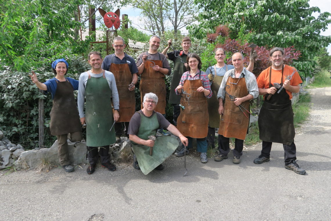 Stage Forge Initiation 1ère partie – Juin 2021 – Ecole de Forge : Stages de forge et coutellerie